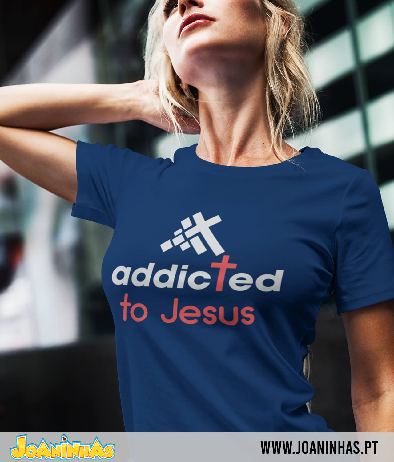 Addicted to Jesus - T-Shirt - Joaninhas